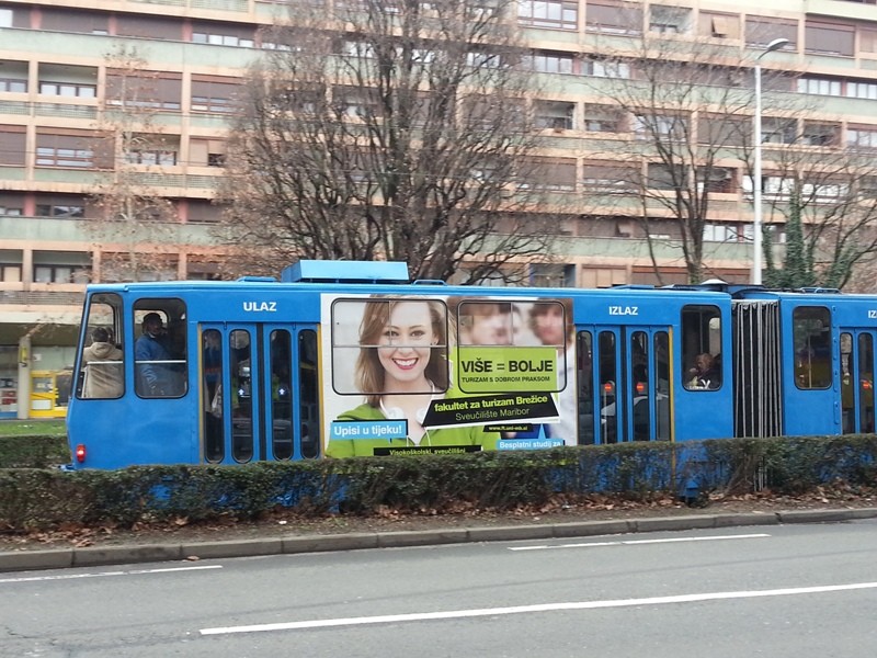 Jumbo bočna površina ZET - Javni prijevoz u Zagrebu